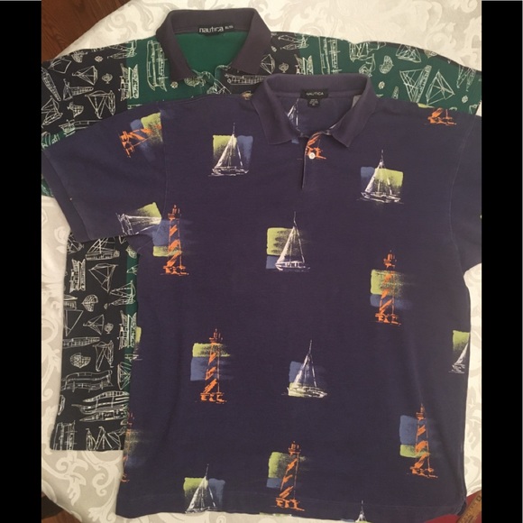 Nautica | Shirts | Vintage Nautical Boat Polos | Poshmark